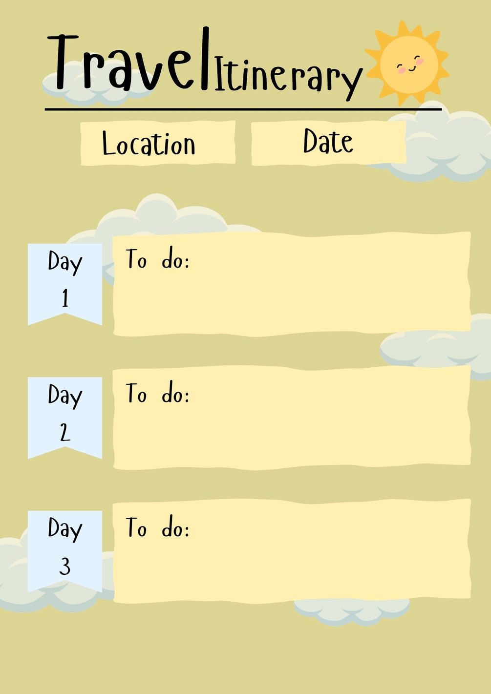 Sunny Trip Planner