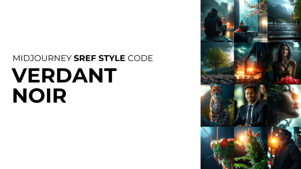 MIDJOURNEY SREF STYLE | Verdant Noir