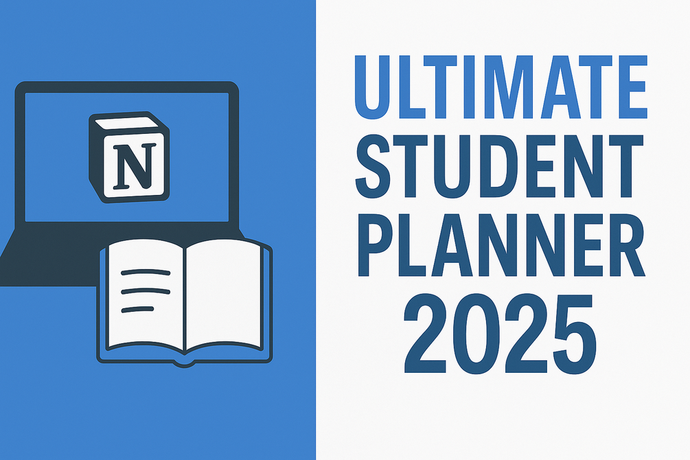 Ultimate Student Planner – Study Smarter in 2025 (Notion Template)