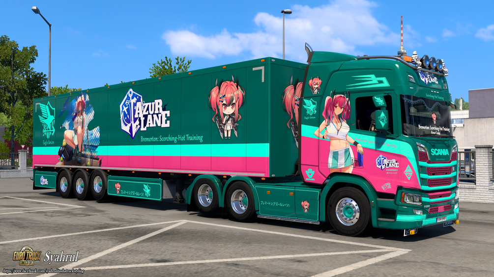 [ETS2] USS Bremerton: Scorching-Hot Training - Azur Lane [Combo Skin]