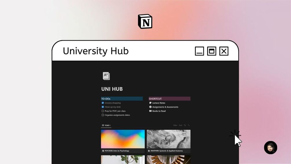 Notion University Hub