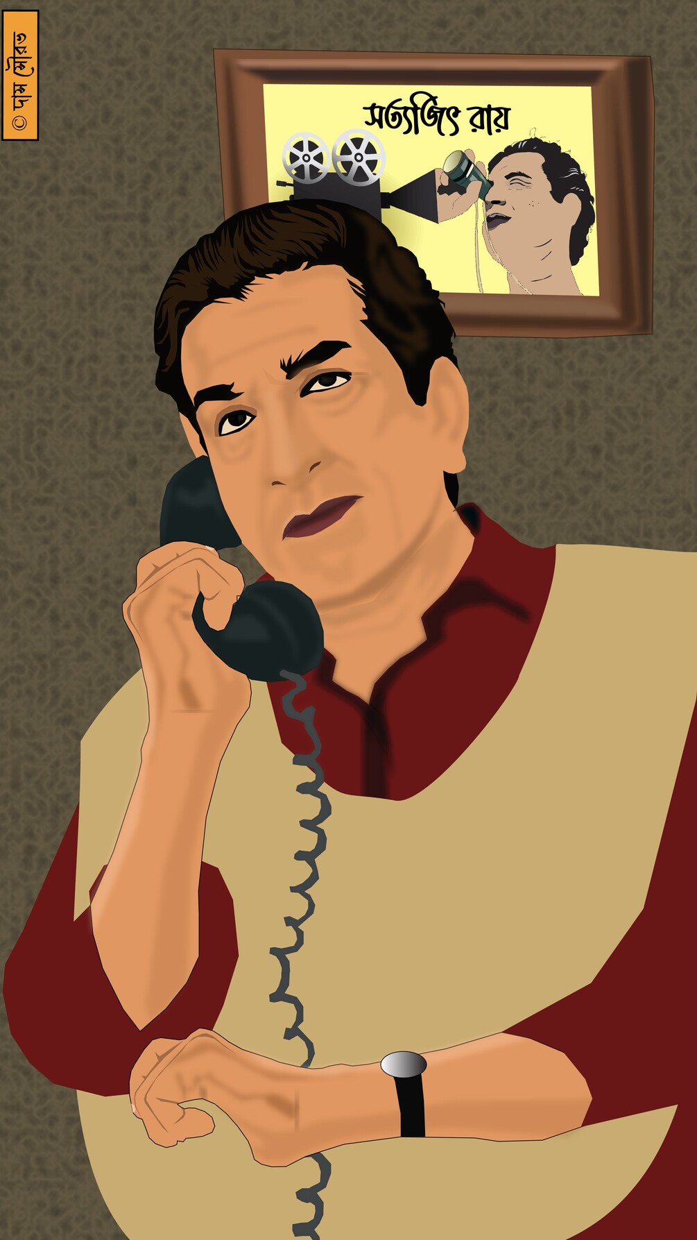 Character Illustration (Feluda)