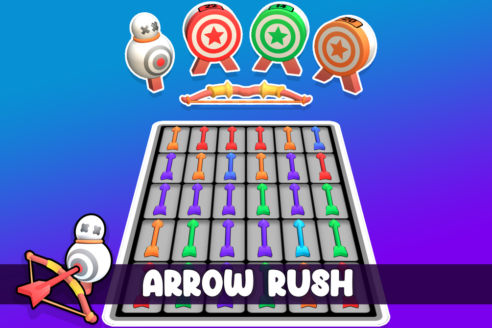 Arrow Rush – Hyper Casual Tap & Shoot Unity Source Code