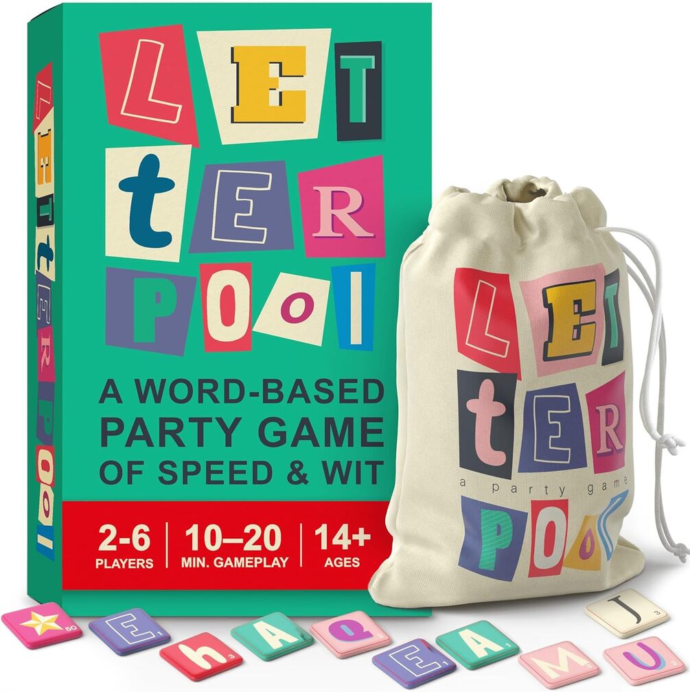 Letterpool: 2-6 Players Board Games for Adults, Family, Teens, Trivia ...