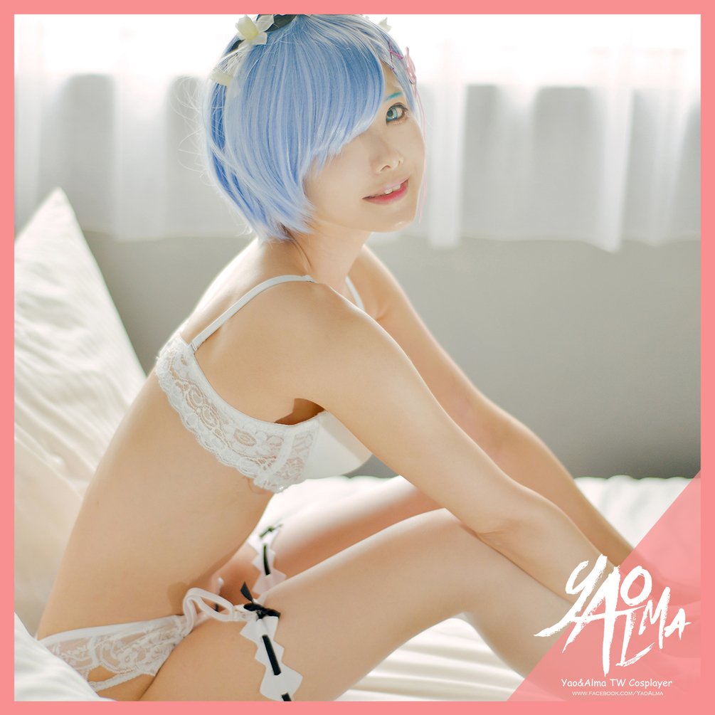 A_202112_Alma's Rem 2 ver. cosplay (underwear + bunny suit) Alma的2蕾姆cos造型 (內衣＋兔女郎)