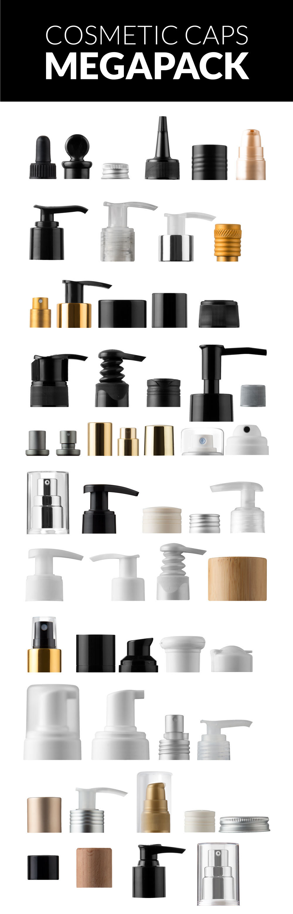 COSMETIC CAPS MOCKUP PACK