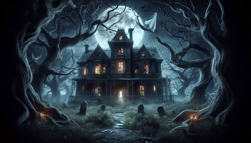 Title: 🌿👻 Hauntingly Beautiful Horrar Nature Imagery 🌲🕷️