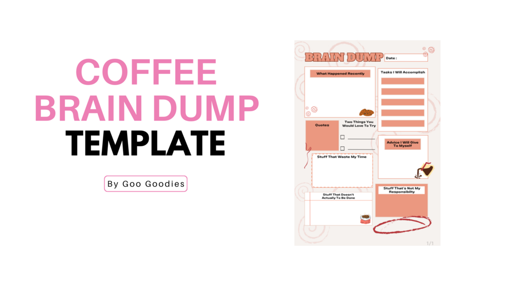 Coffee Brain Dump Template