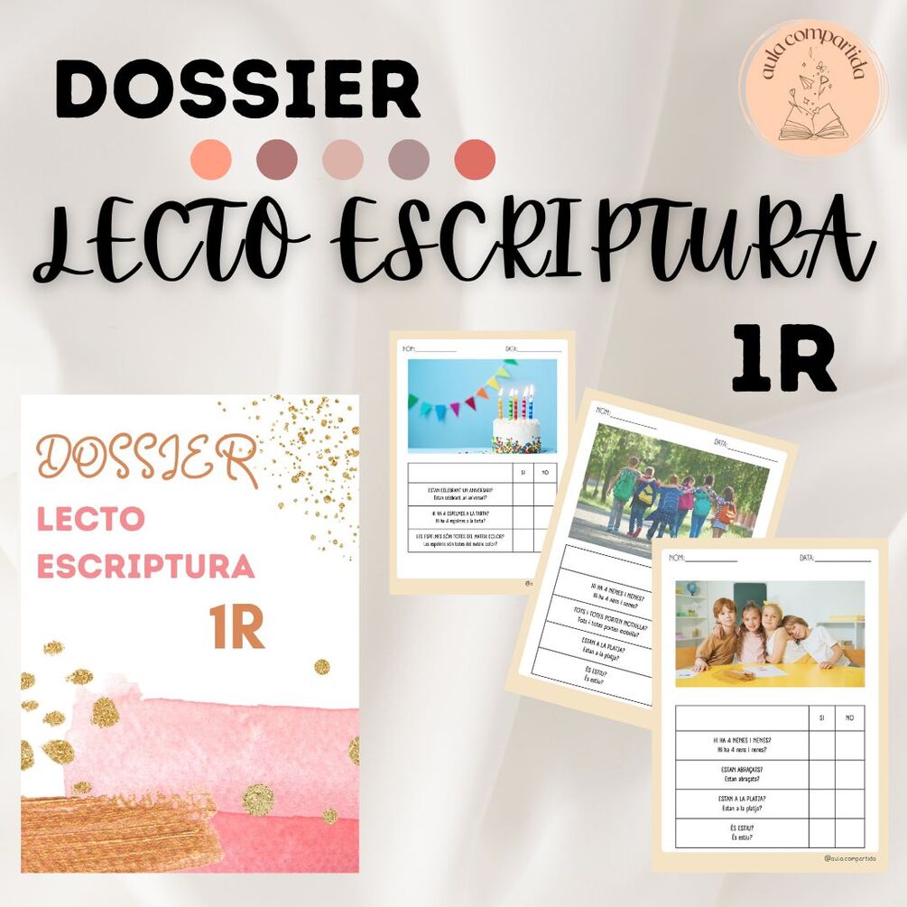 DOSSIER LECTOESCRIPTURA | 1R CATALÀ | CASTELLANO