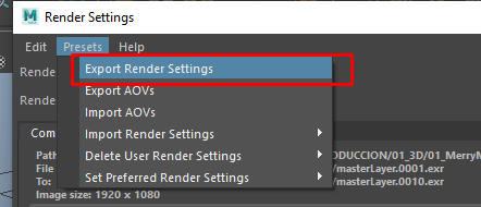 Redshift Quick Render setting and AOVs for Maya