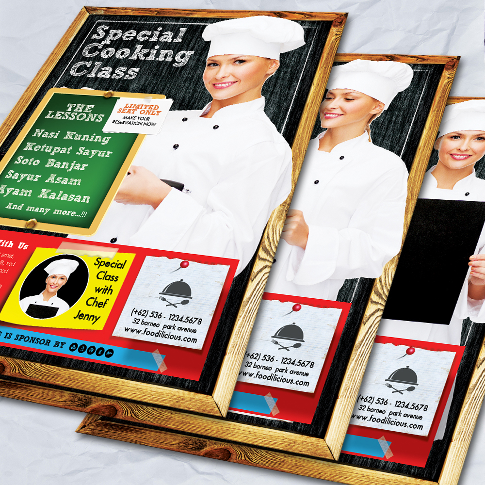 Cooking Class Promotion Flyer