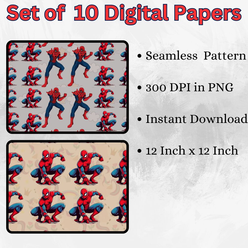 Cartoon Digital Seamless Pattern Texture,Digital Download,Journal Print ...