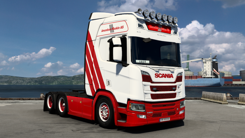 Scania R Amundsen Maskin AS Skin