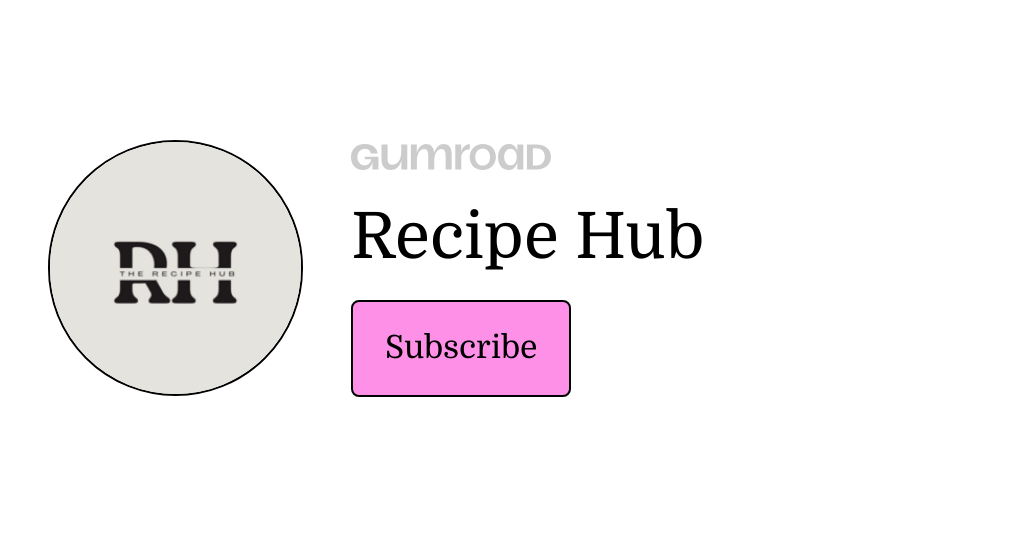 Recipe Hub