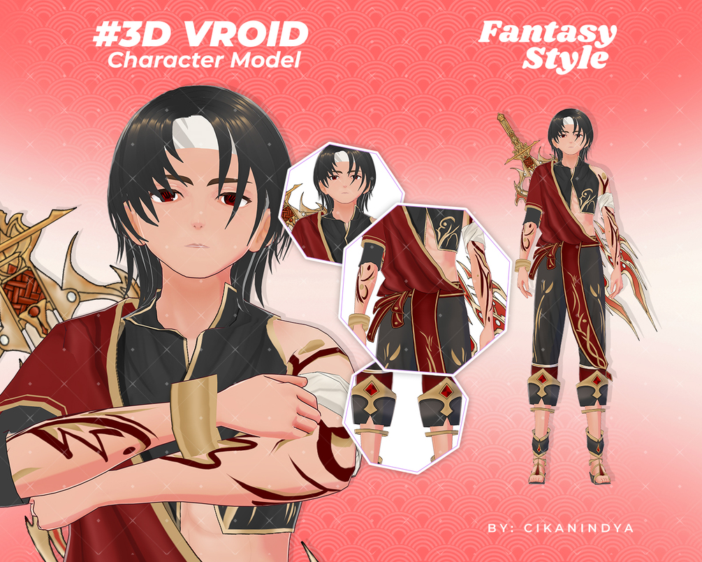3D Vroid Character, 3d Model Commission, Vtuber Model, Vroid - Unleash ...