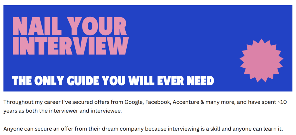 "Nail Your Interview": The Only Interview Guide You Will Ever Need