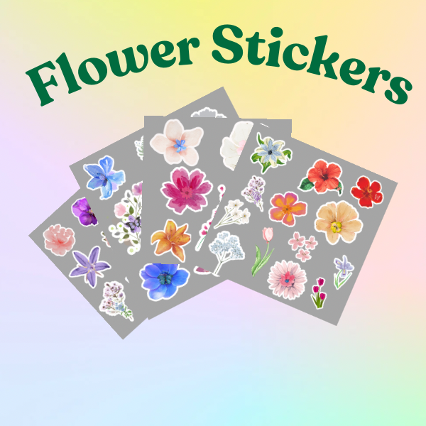 Flower Painting Stickers