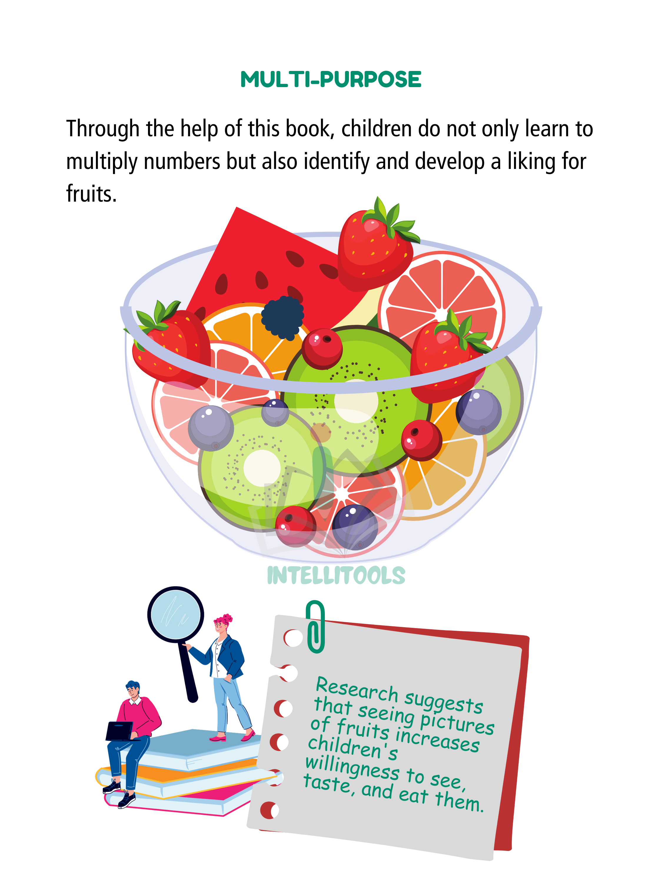 Intellitools Workbook for Kids Multiplication Techniques for Beginners and Non-Traditional Learners