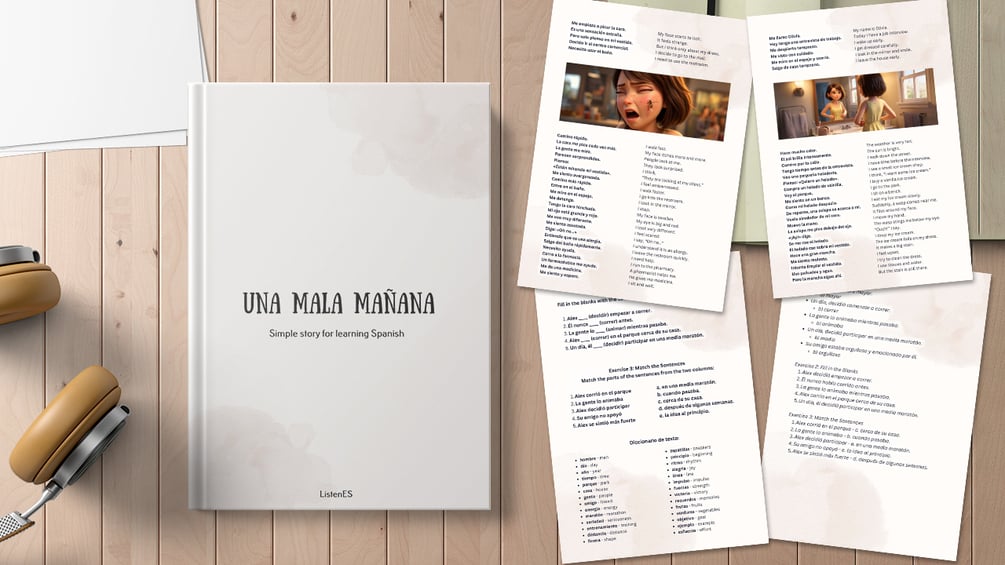 Learn Spanish with Bilingual Story ( Una mala mañana )