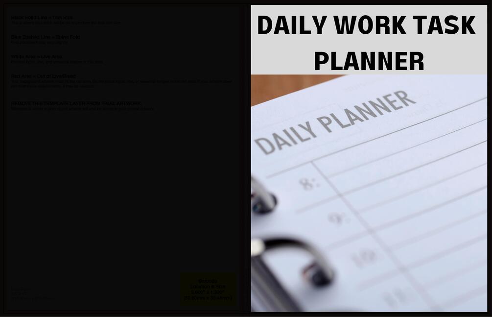DAILY WORK TASK PLANNER