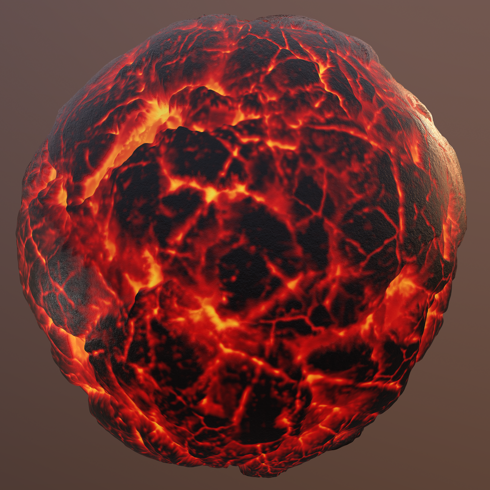 Lava material