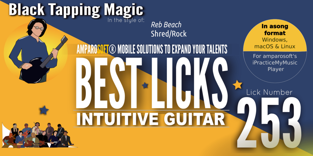 Lick 253 - Black Tapping Magic from "Best Licks - Intuitive Guitar ...