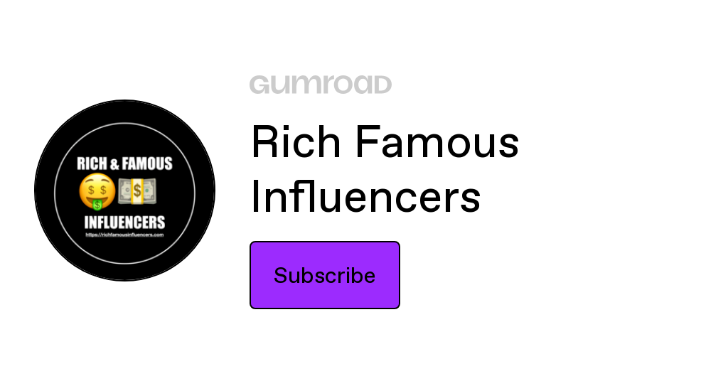 Rich Famous Influencers