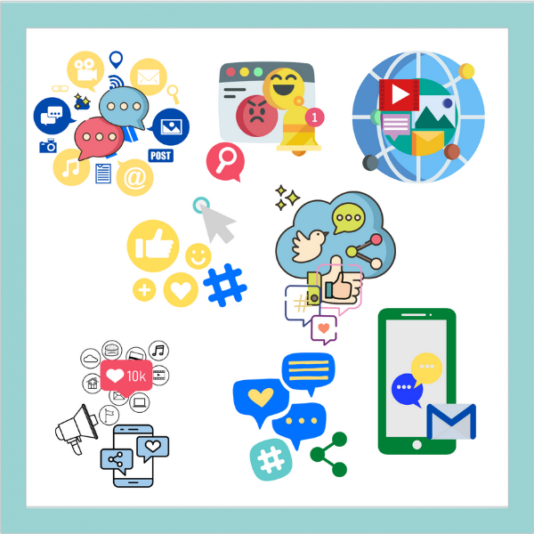 Social Media SVG, Social Media PNG, svg for Cricut File, T-shirt Design ...