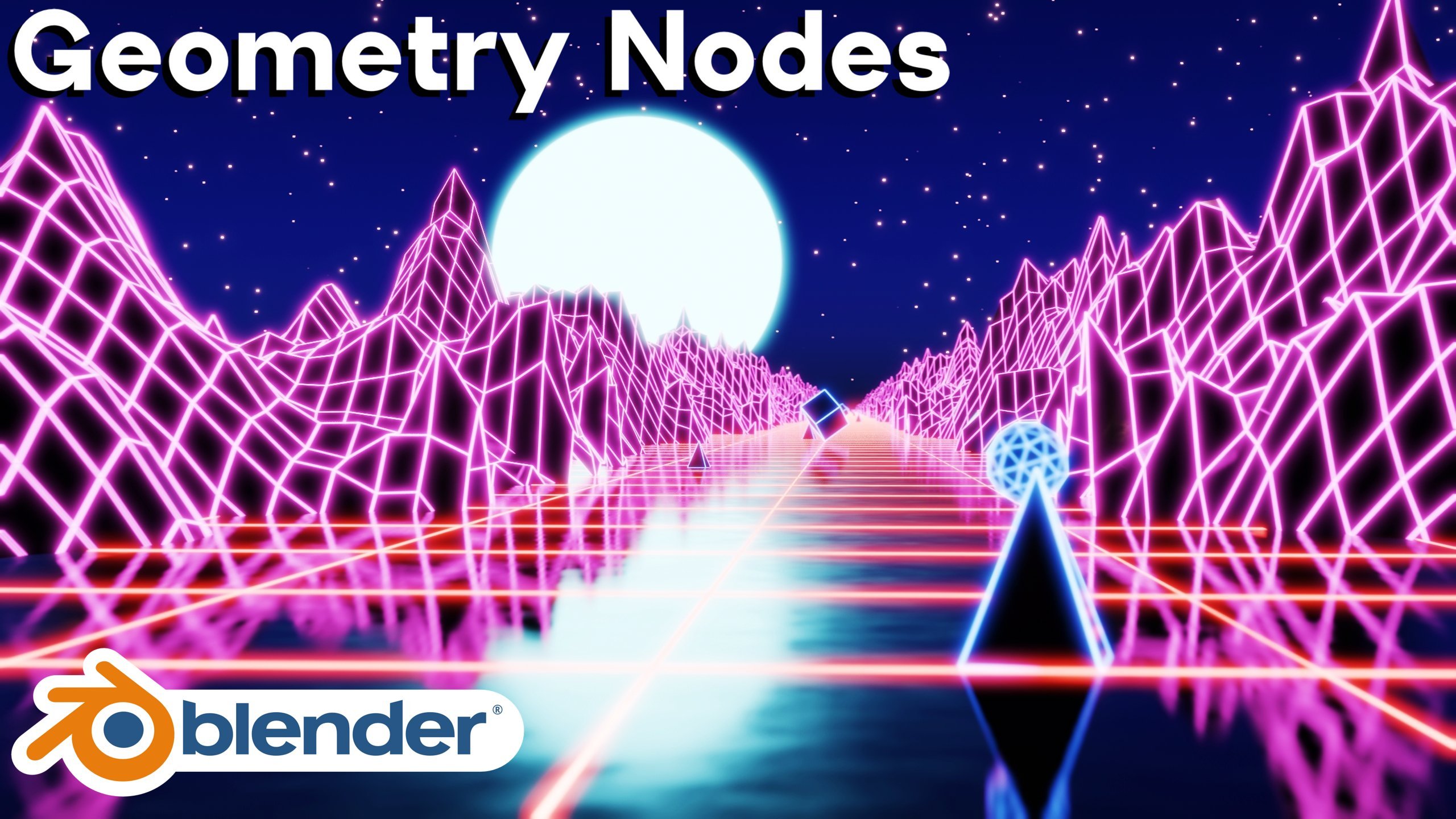 Futuristic Abstract Loop Animation 🪐 Geometry Nodes (Blender Tutorial ...