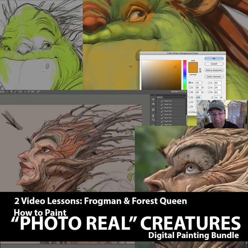 Aaron Blaise tutorial- Fanatsy Creature Bundle