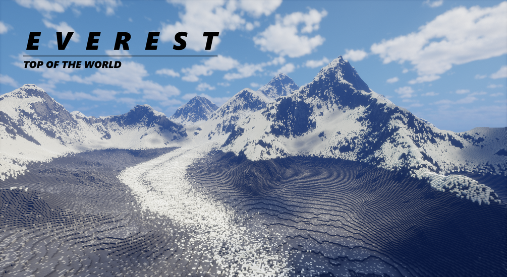 Everest Map Minecraft - Realistic Landscape