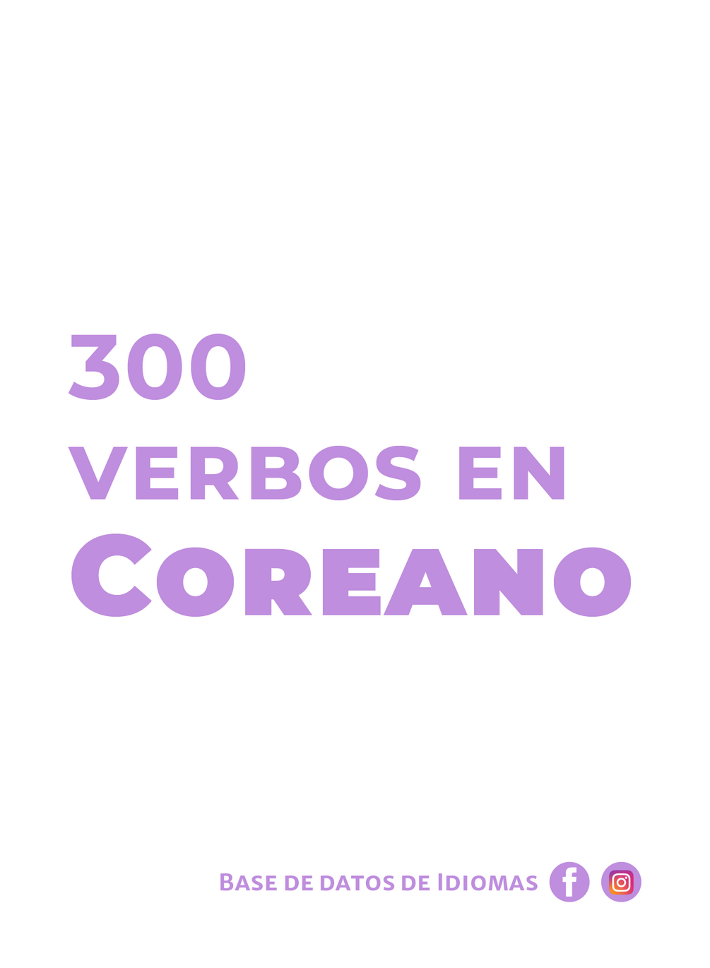 300 VERBOS COREANO