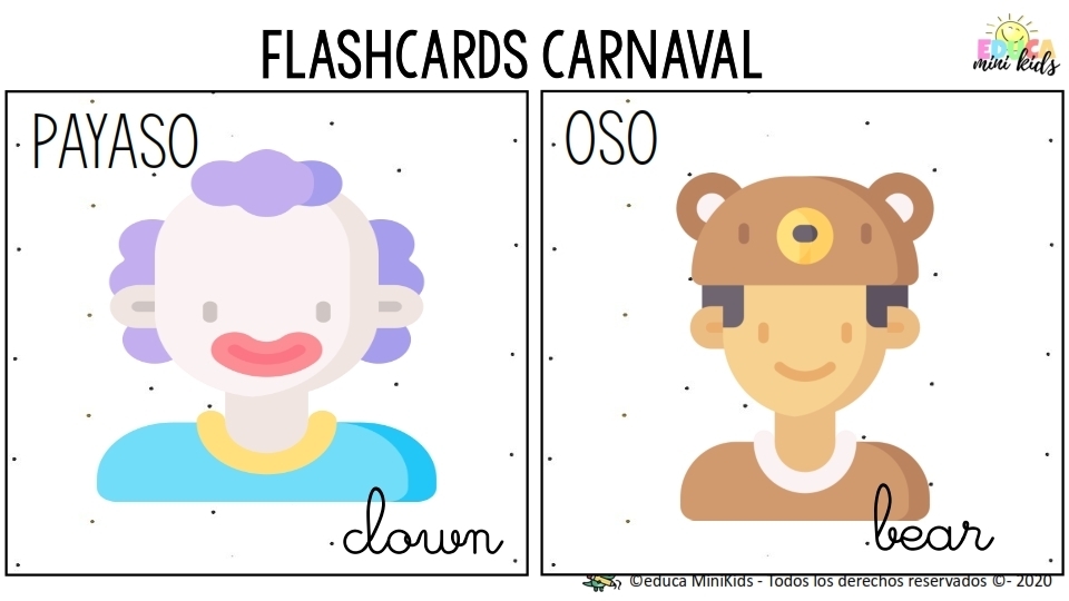 Flashcards Carnaval