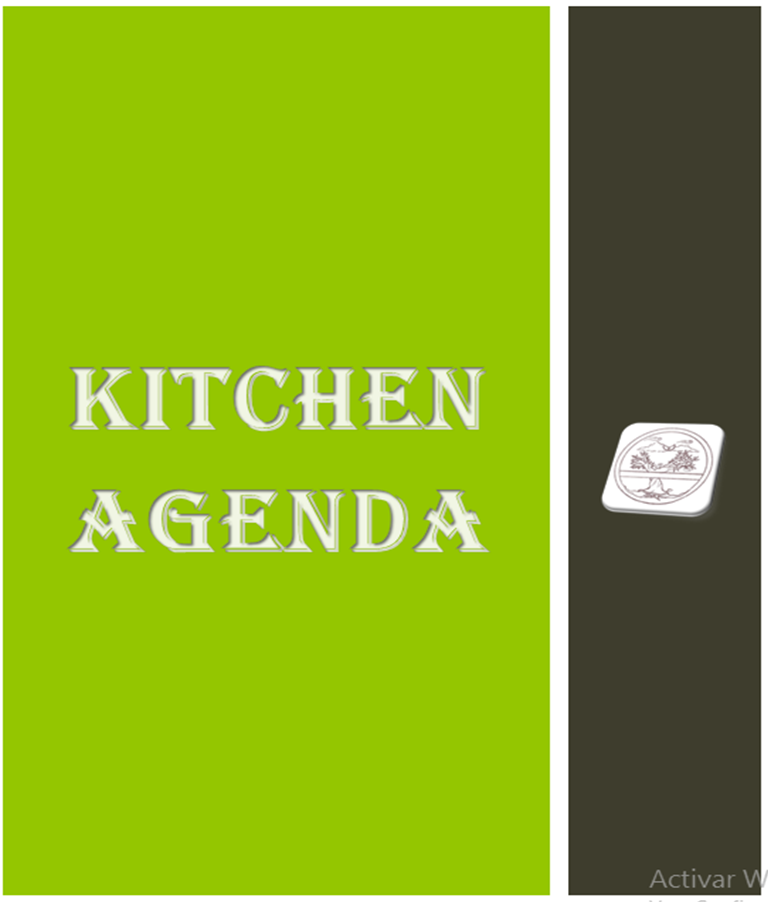 KITCHEN AGENDA