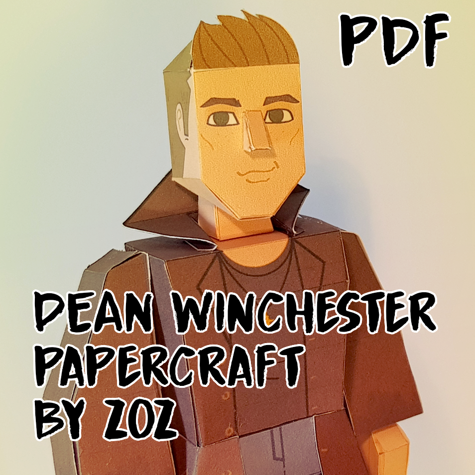 Dean Winchester Paper-craft