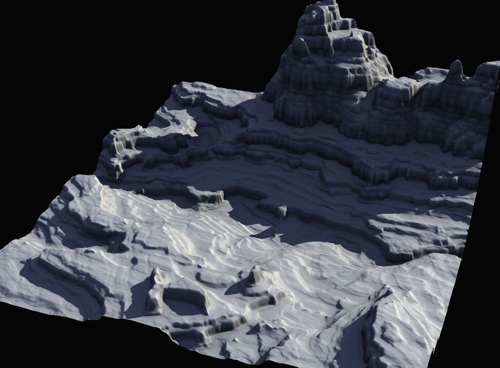 Western Canyon Landscape - HeightMap 06