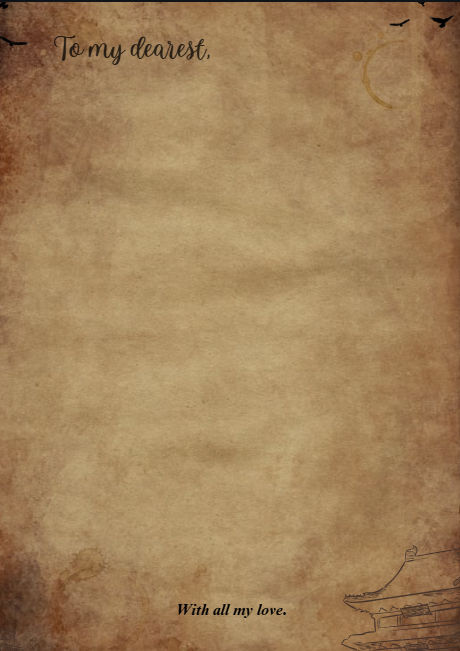 Ancient Scroll Letter Template – Vintage Canva Design