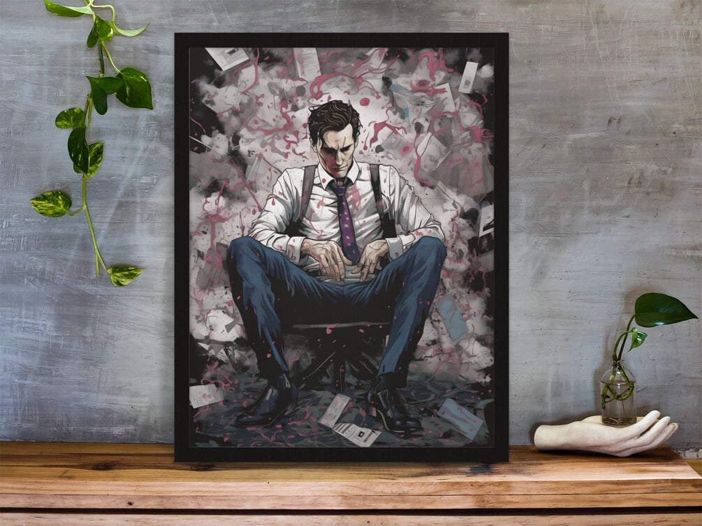 The Madness of Wall Street: A Patrick Bateman Portrait | Digital Art ...