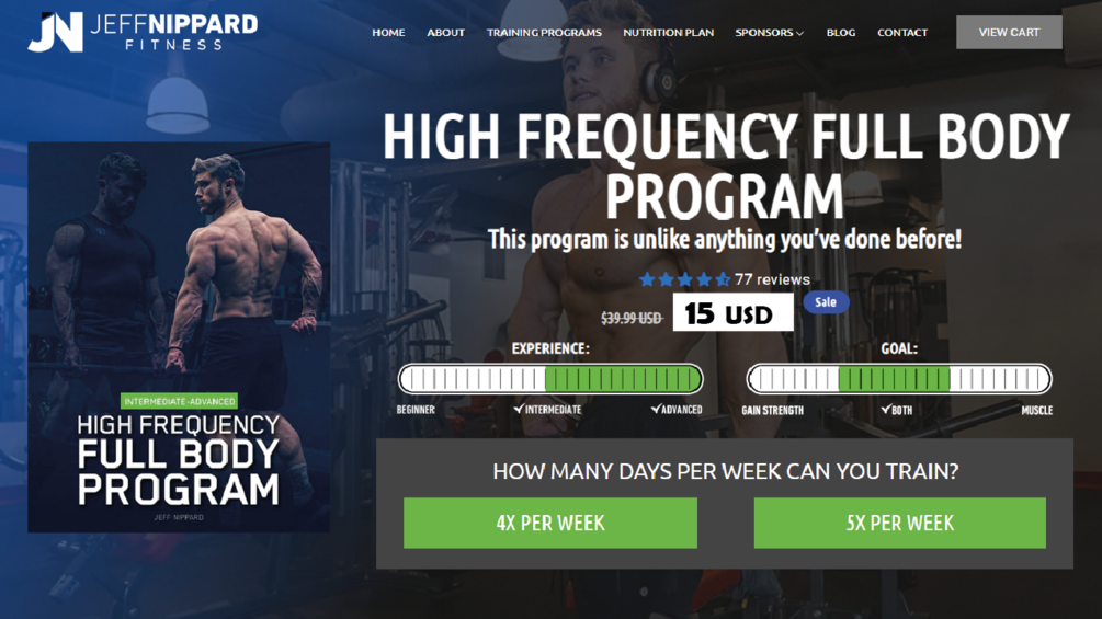 High Frequency Full Body Program | Jeff Nippard Fitness