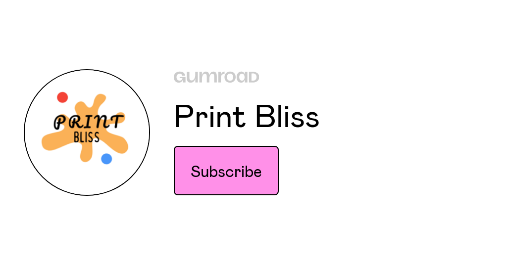 Print Bliss