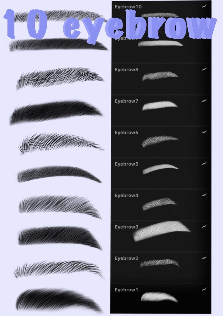 10 Eyebrows