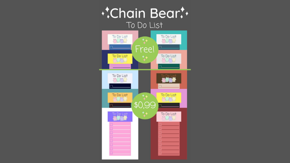 To Do List - Chain Bears Version 💖