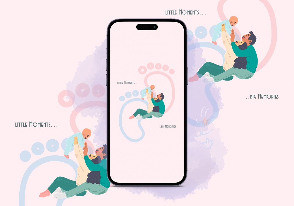 “We are a Family” iPhone wallpaper