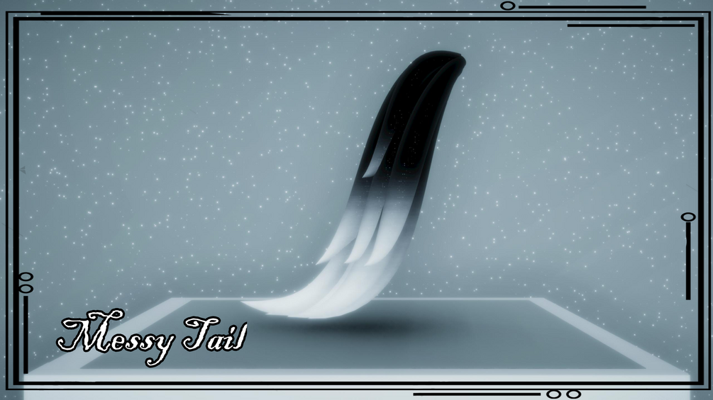 Messy Tail 3D Model