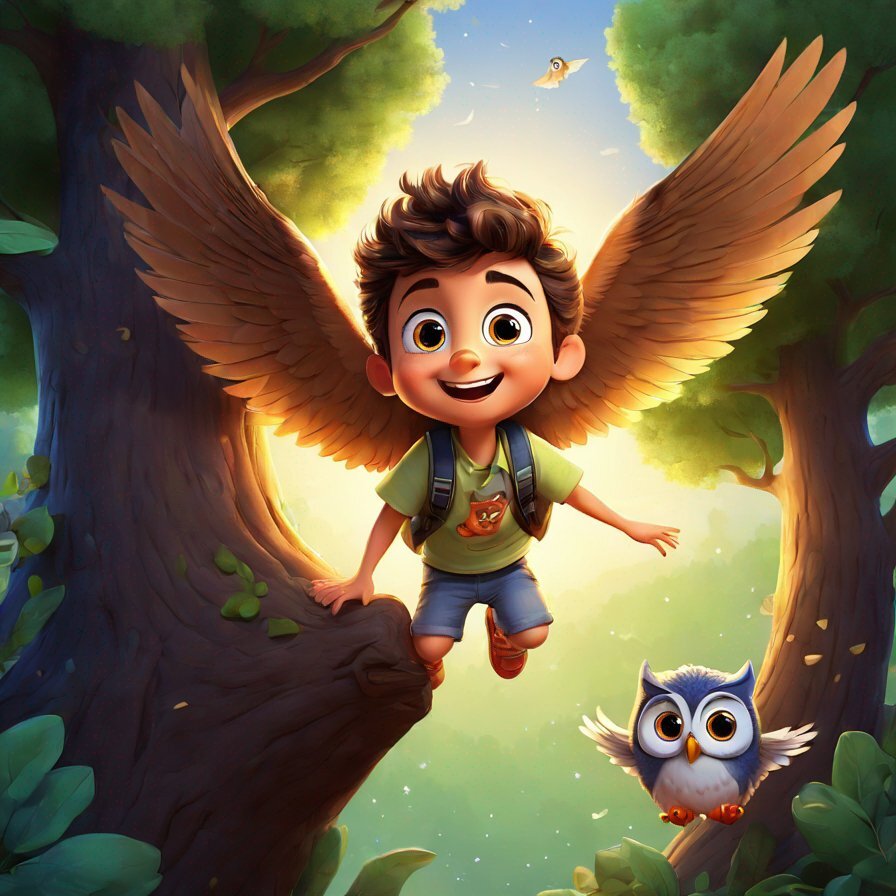 Oliver The Boy Who Could Fly-Book Story For Kids