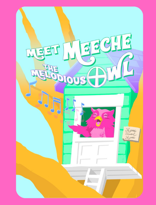 MEET MEECHE THE MELODIOUS OWL HB