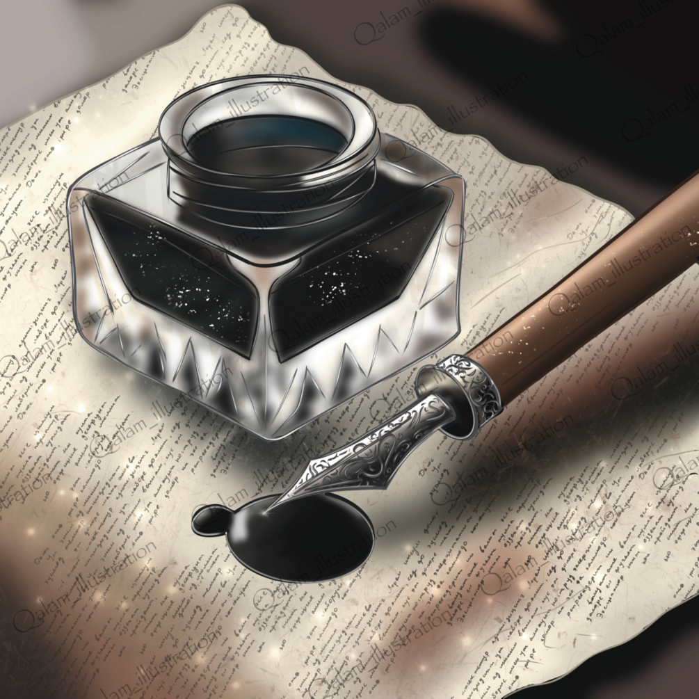 Abstract Ink Art – Fluid and Elegant Composition