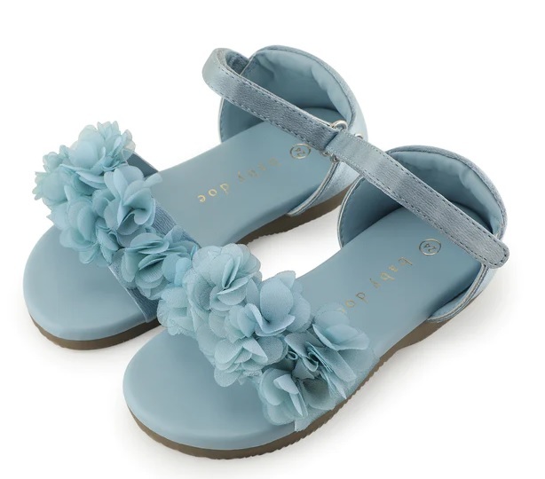 Ocean Blue Blossom Sandal | Girl Sandal Online