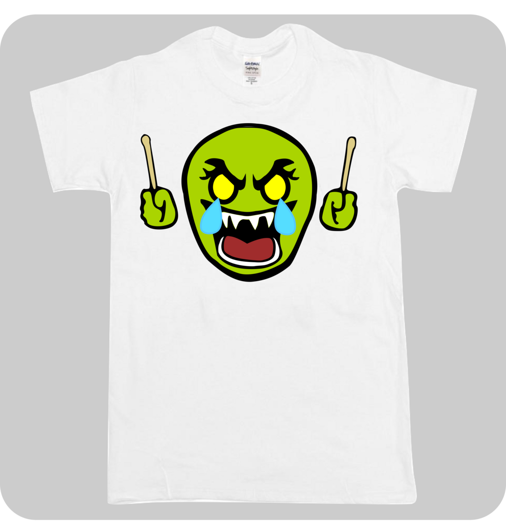 OOF Sounds Crazy Faced Tee White + Vol. 1