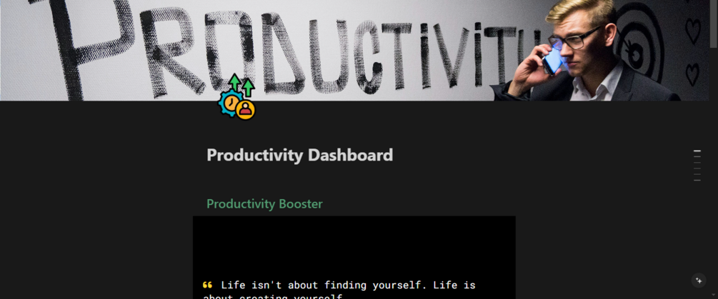 Productivity Dashboard